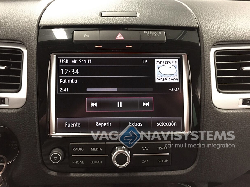 Kit de reequipamiento - Media IN / MDI - Volkswagen Touareg 7P con RNS ...